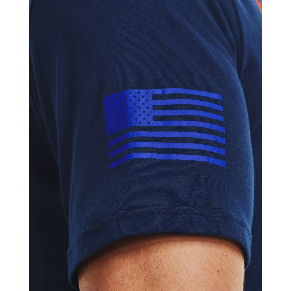 Under Armour Men's Freedom USA T-Shirt, Academy (408)/Steel, Large