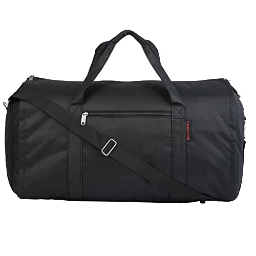 Travelers Club Duffel and Garment Bag, Black, 24-Inch