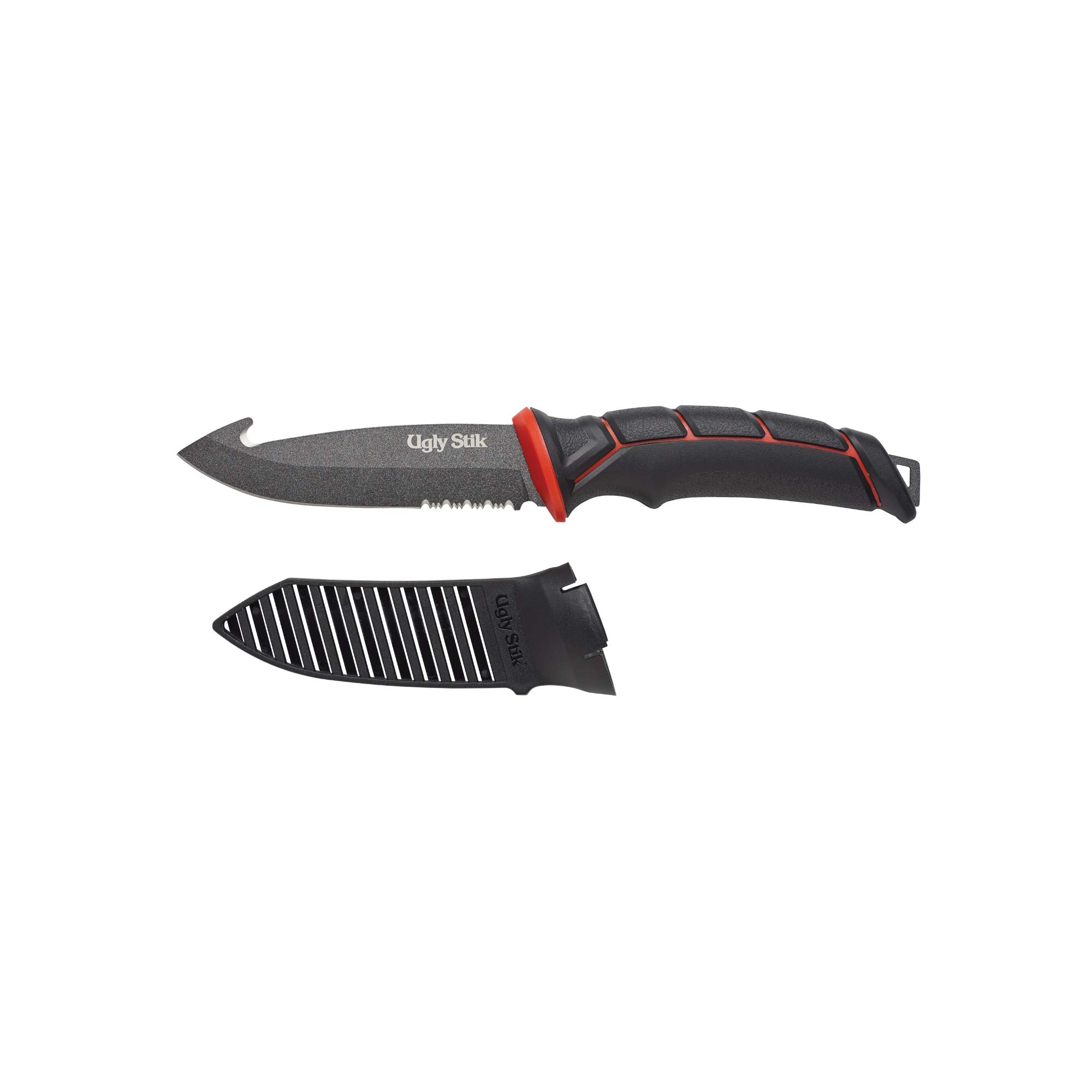 Ugly Stik Tools Gut Hook Bait Fishing Knife, Black