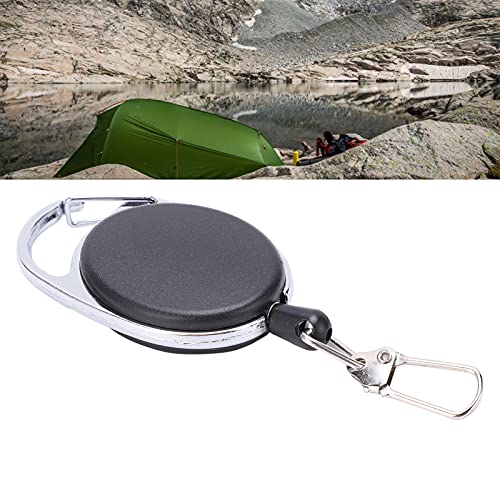 Yeuipea Fly Fishing Tool Retractor,Fly Fishing Retractor with 360 Degree Rotation Buckle Retractable Anglers Combo Tool Holder