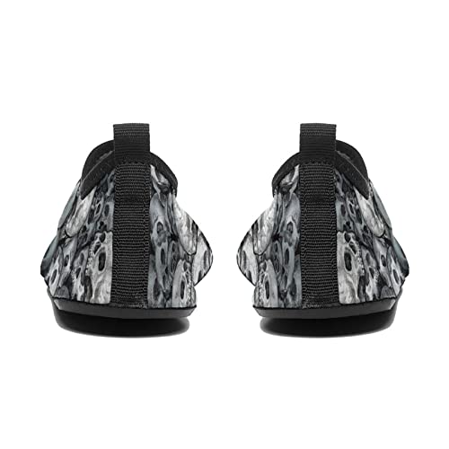 Skull Skeleton Water Shoes for Men Women Quick-Dry Aqua Socks Swim Beach Barefoot Yoga Sportwear Pool Camping