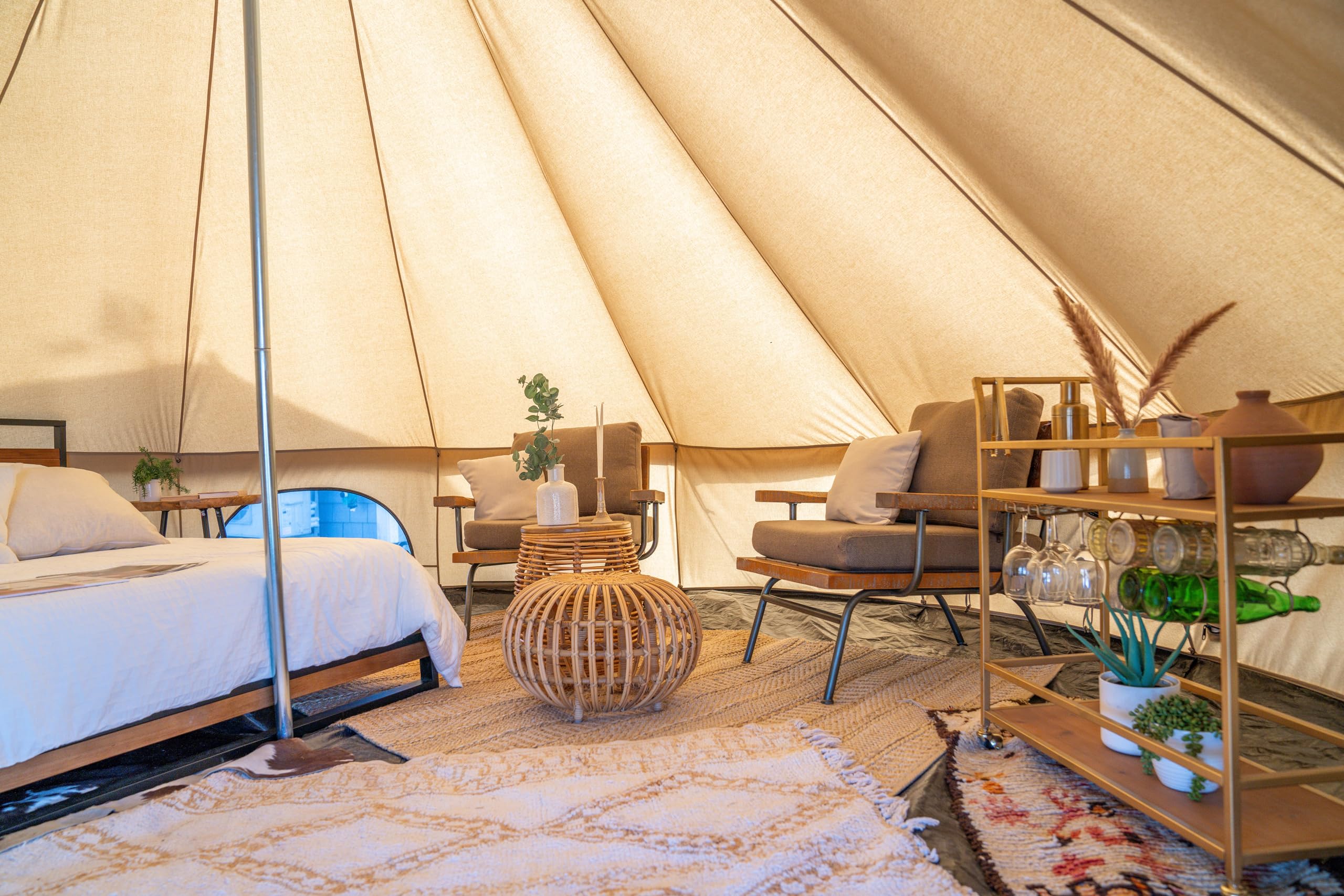Regatta Bell Tent (Sandstone Beige, 10' (3M), Water Repellent)