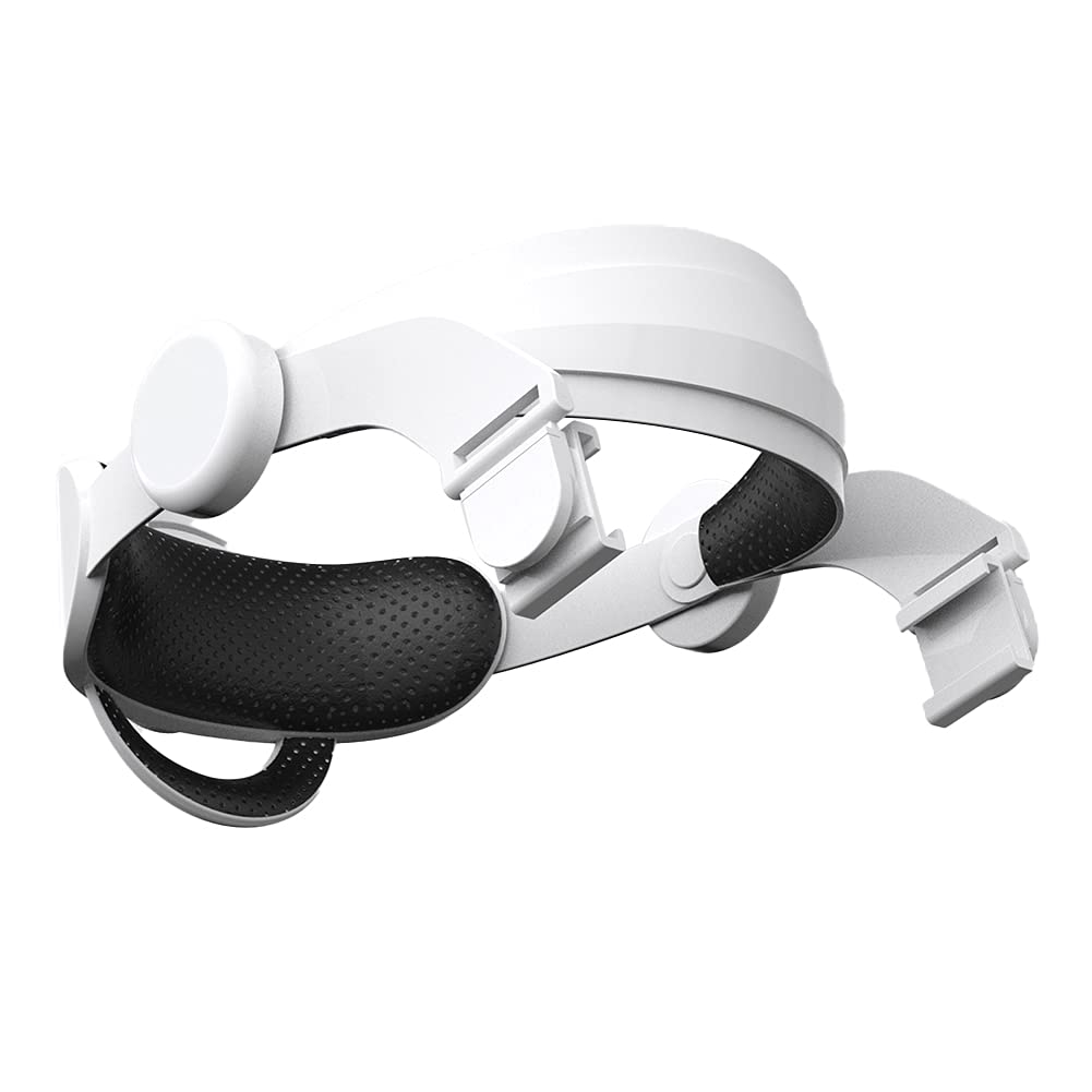 SYCOOVEN Head Strap Soft Pad Replacement Reduce Pressure Universal Fit for Oculus Quest 2(White)