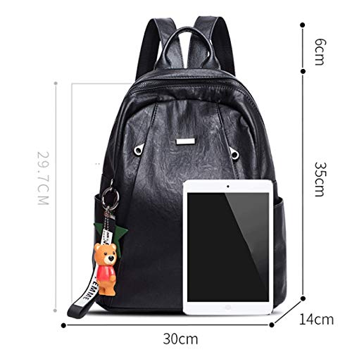 XJJZS Womens Backpack School Bag Shoulder Bag Handbag Travel Tote Messenger Bag