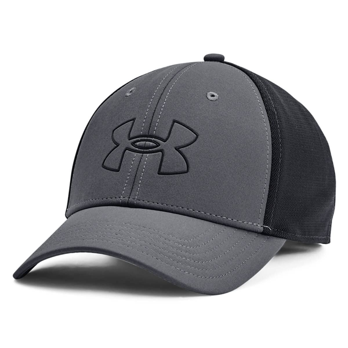 Under Armour Men's Iso-chill Driver Mesh Adjustible Hat, Pitch Gray (012)/Pitch Gray, One Size Fits Most