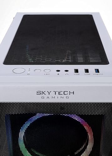 Skytech Chronos Gaming PC Desktop β Intel Core i5 12400F 2.5 GHz, NVIDIA RTX 4060, 1TB NVME SSD, 16GB DDR4 RAM 3200, 650W Gold PSU, 11AC Wi-Fi, Windows 11 Home 64-bit