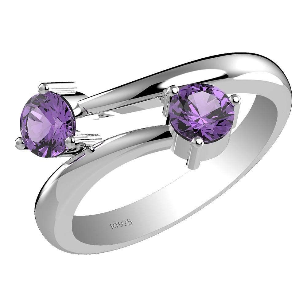 TISHAVI Swiss Blue Topaz Ring for Women Sterling Silver Swiss Blue Topaz Ring Handmade Silver Topaz Ring Size 6