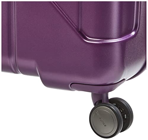 Samsonite Near Spinner 66/24 exp Ladies Medium Purple Polypropylene Luggage Bag TSA Approved AY8093002
