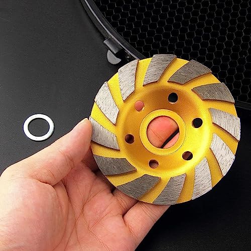 sansheng Concrete Grinding Wheel 4 inch,Diamond Cup Wheel Angle Grinder Wheels Grinding of Concrete,Granite 2 Pieces