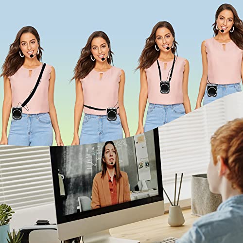 WinBridge Voice Amplifier with Portable Microphone, School Supplies, Rechargeable Speaker for Teachers, Classroom, Tourguide, Personal Voice Amplifier and Teacher Microphone Headset