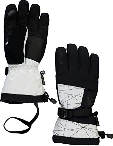 Spyder Active Sports Men's Overweb Gore-TEX Ski Glove, White, Medium