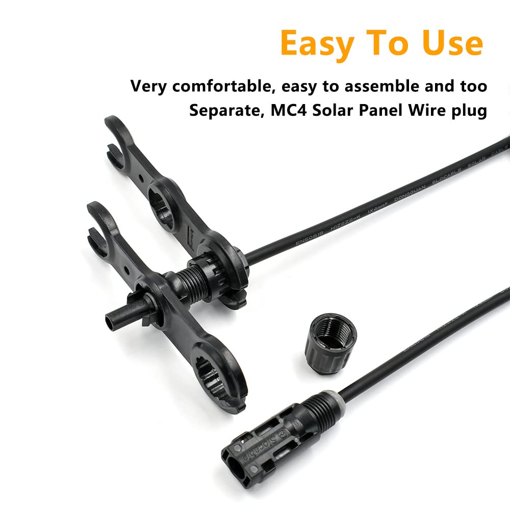 Trisinger Solar Panel Connector Assembly Tool, 2 PCS Spanner(Spanner)