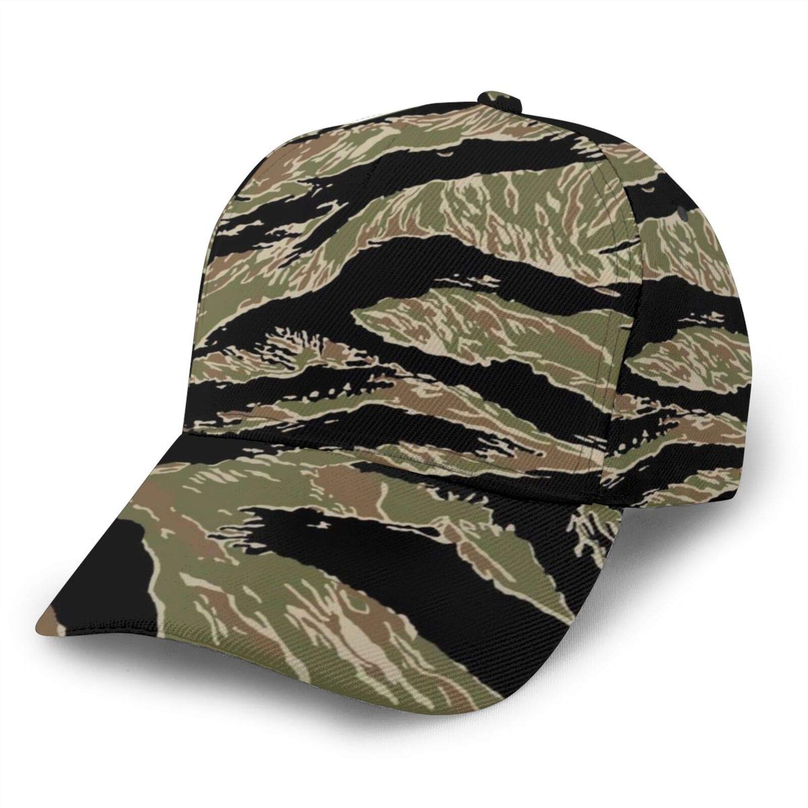 Wineware Tiger Stripe Cap Adjustable Twill Dad Hats Baseball Cap Sports for Men Women Tiger Stripe Camo One Size