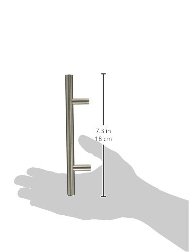 Richelieu Hardware BP30596195 Washington Collection 3 3/4-inch (96 mm) Center-to-Center Brushed Nickel Modern Cabinet and Drawer Bar Pull Handle for Kitchen, Bathroom, and Furniture