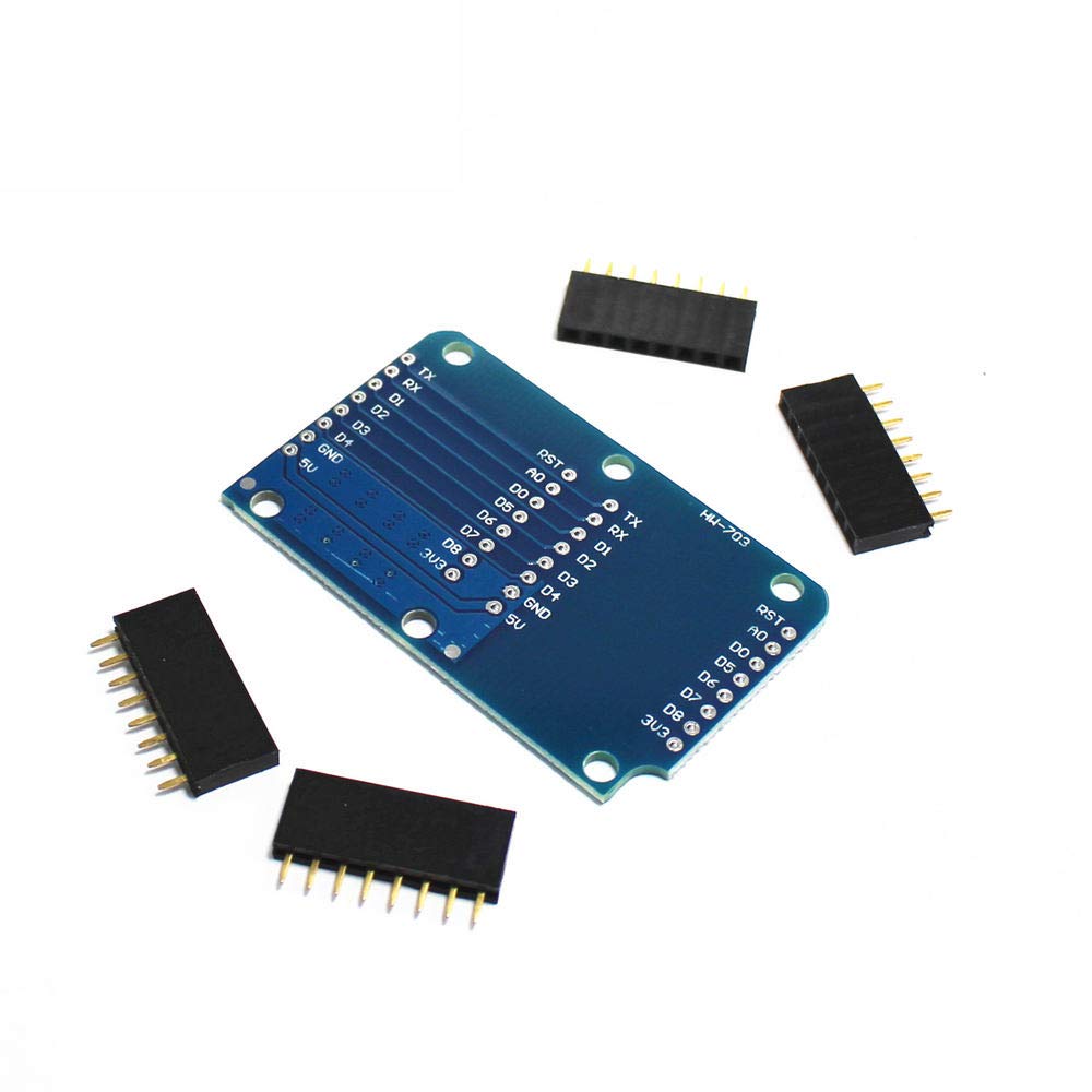 NodeMCU ESP8266 for Arduino for Wemos D1 Mini Shield Double Socket Dual Base Shield for NodeMCU ESP8266 Expansion Board