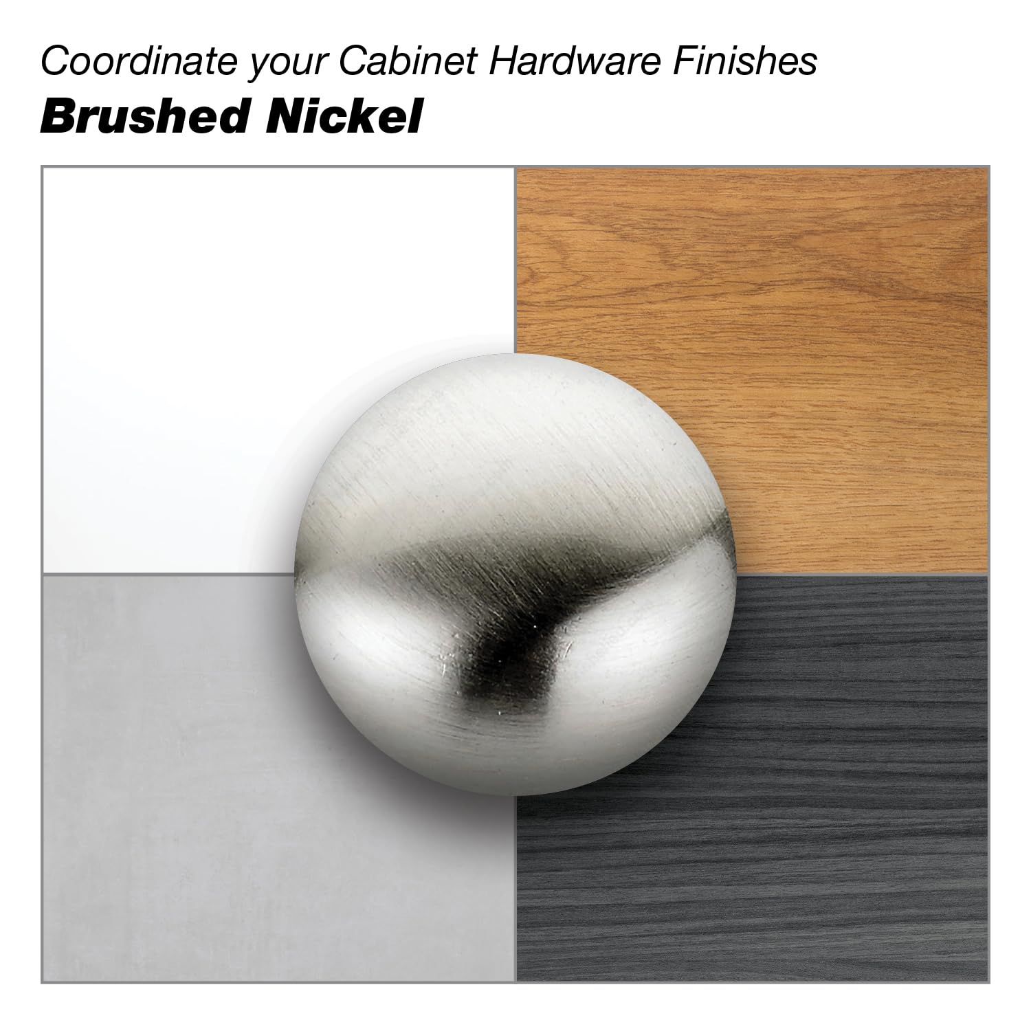 Richelieu Hardware BP87076195 3-inch (76 mm) Center-to-Center Brushed Nickel Modern Recessed Cabinet and Drawer Pull Handle for Kitchen, Bathroom, and Furniture