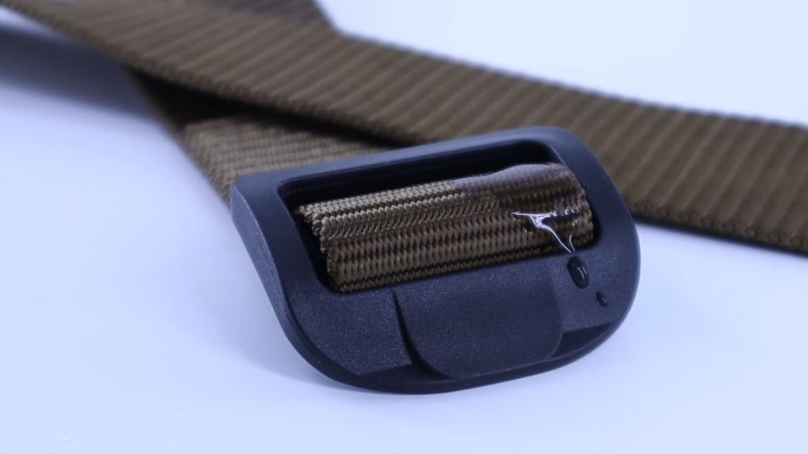 ZGJINLONG Men Tactical Web Belt Military Nylon Hiking Belts Brea Thable Canvas Belt 1.5"