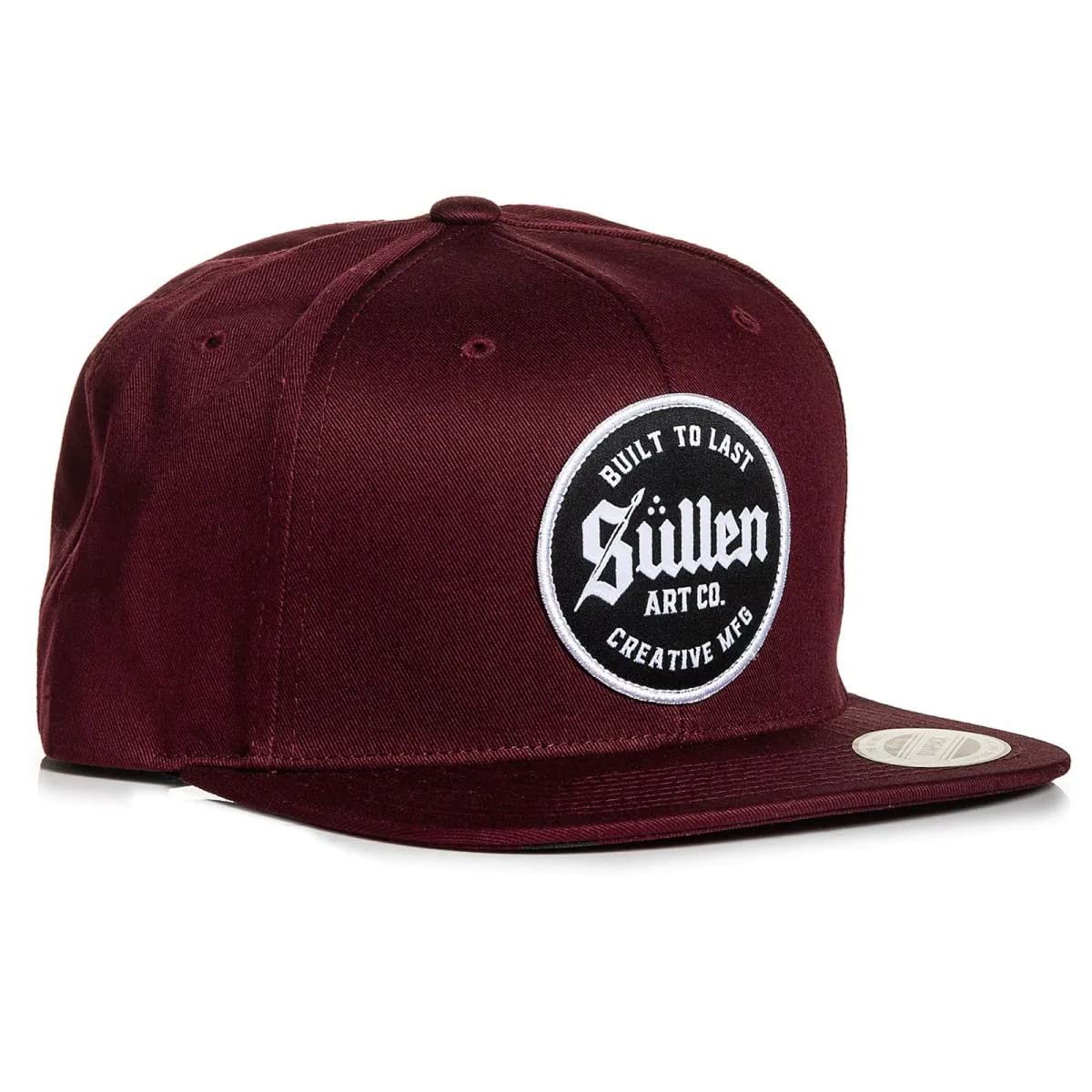 Sullen Art Collective Industry SCA3787 Limited Edition Snapback Skull Flat Visor Hat for Men | 2 Colors (Blue)