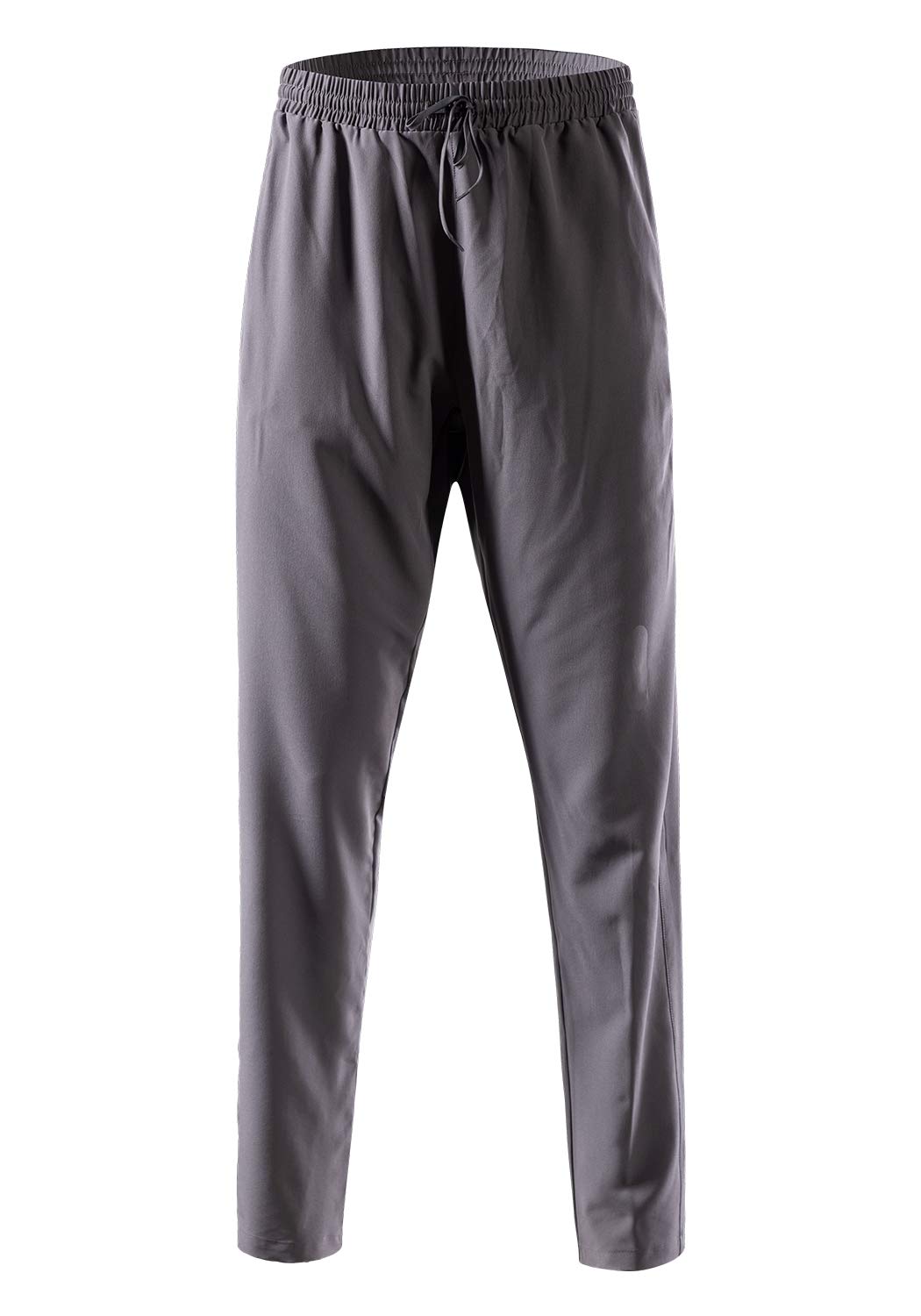 RION Active Men's Training Track Running Pants with Pockets Grey