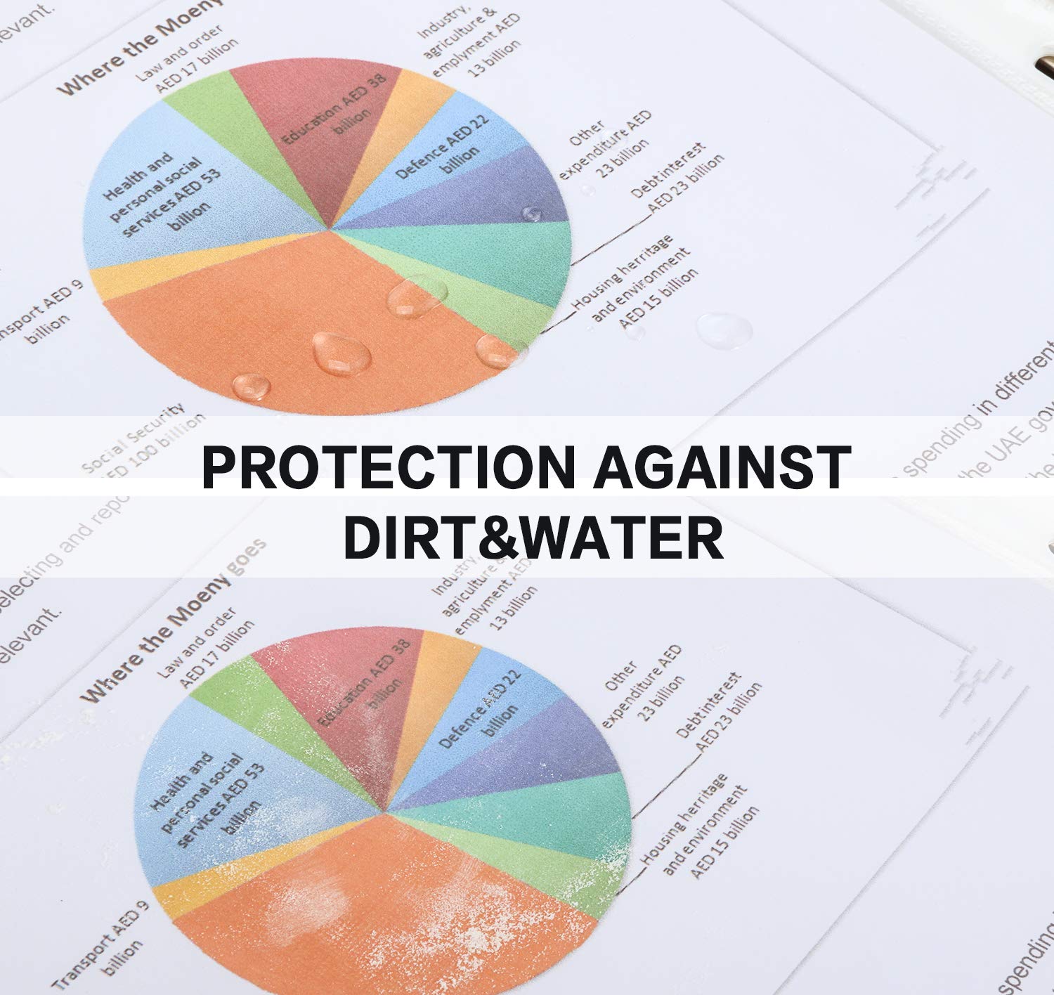 Sheet Protectors, PANDRI 600 Pack Clear Heavy Duty Plastic Page Protectors Sheet Reinforced 11-Hole Fit for 3 Ring Binder Fits Standard 8.5 x 11 Paper, 9.25 x 11.25 Top Loaded, Acid Free
