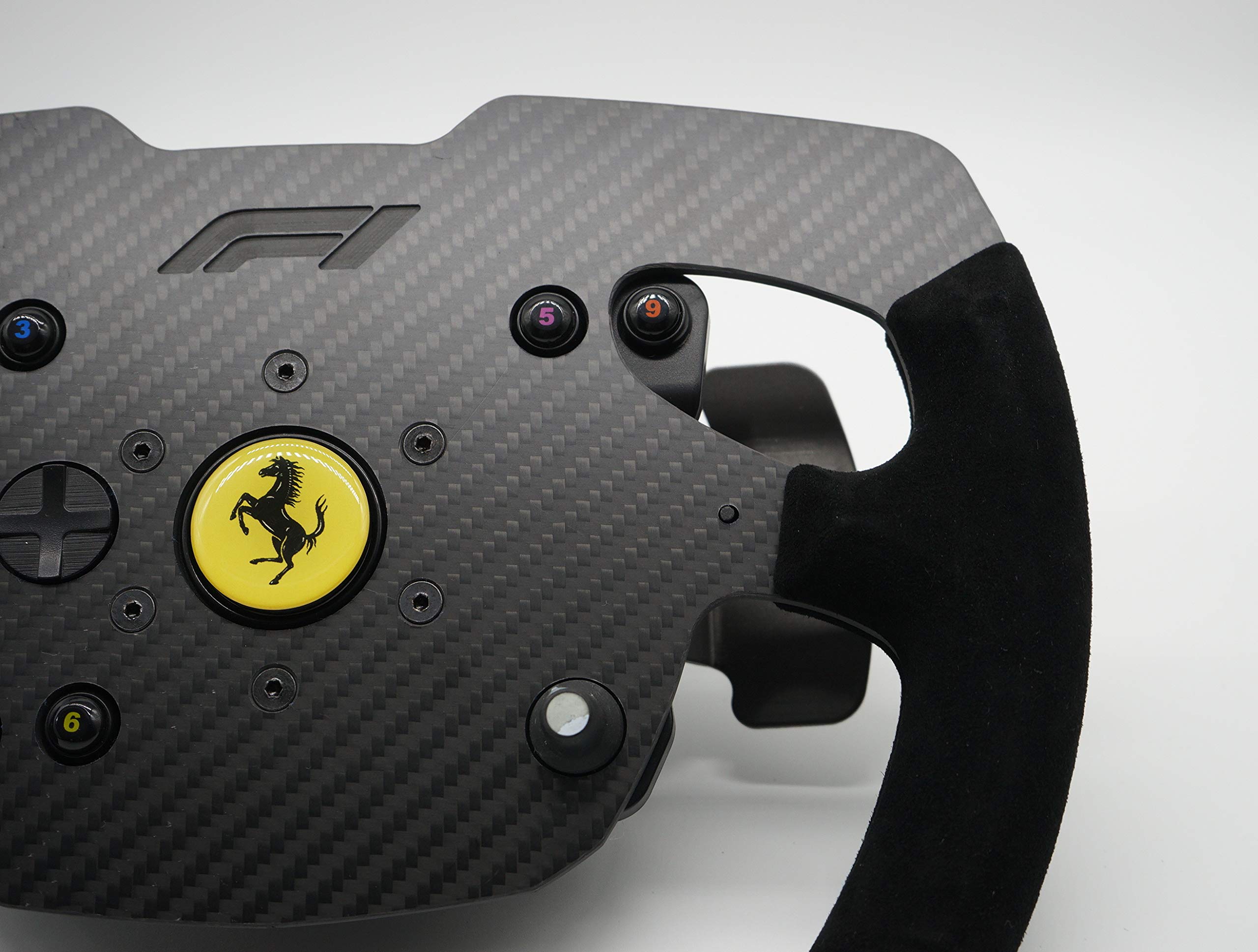 Sim Racing wheel mod for Thrustmaster TX 599 (Carbon Fiber,Suede,28cm)