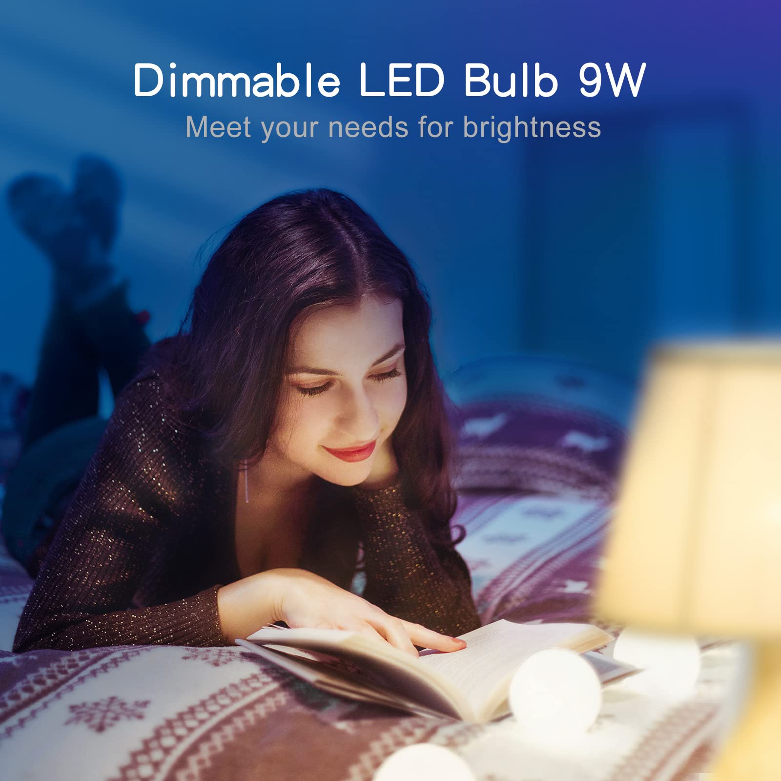 TJOY Alexa Smart Light Bulbs, WiFi Led Light Bulb Work with Alexa&Google Home, Dimmable RGB Color Changing 2700-6500K Smart App Control (2.4Ghz Only), A19 E26 9W (60W Equivalent) 800 Lumen,1 Pack…