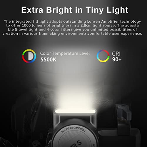 Zhiyun Crane M2S Gimbal Stabilizer for Mirrorless Camera Action Camera and Smartphone, Zhiyun Crane M2 Upgrade with Integrated Fill Light
