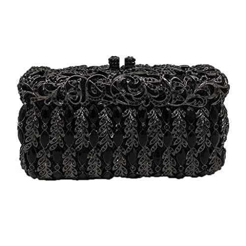 ZHUHW Crystal Women Evening Clutch Bag Hard Case Wedding Party Handbags Purses Metal Clutches
