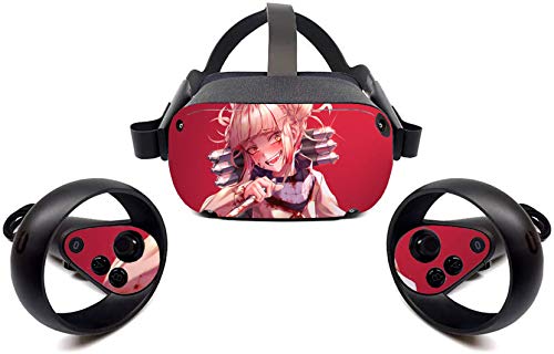 Superhero manga Stickers Skin for Oculus Quest, Protective, Durable, and Unique Vinyl Decal Wrap Cover | Easy to Apply, Remove, and Change Styles by ok anh yeu