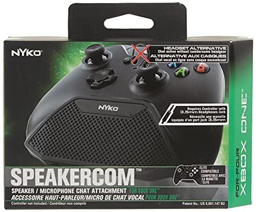 Nyko SpeakerCom - Headset Alternative Controller Attachment with Push to Talk Button for Xbox One