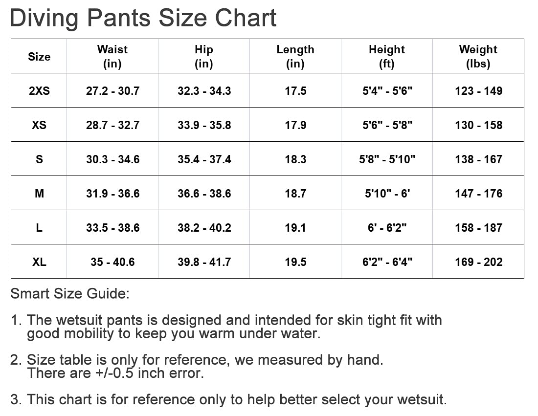 SLINX Wetsuit Short Pants Men 2mm Neoprene Shorts for Diving Kayaking Scuba Surfing Snorkeling Short Pants L Size, black