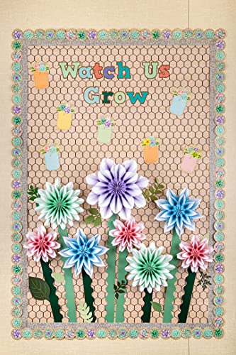 Rustic Bloom Succulent Die-Cut Border Trim