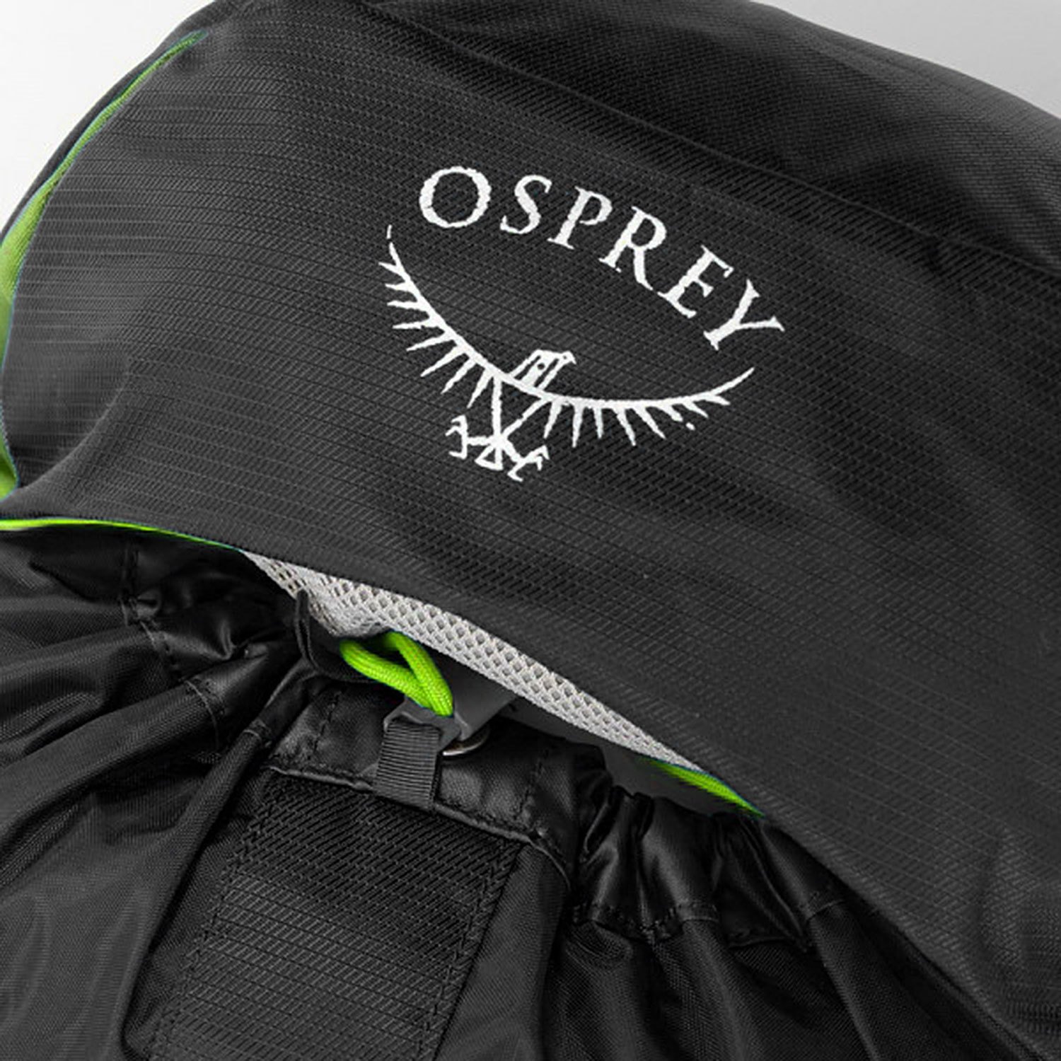 Osprey Stratos 50 Men's Backpacking Backpack, Black, Medium/Large