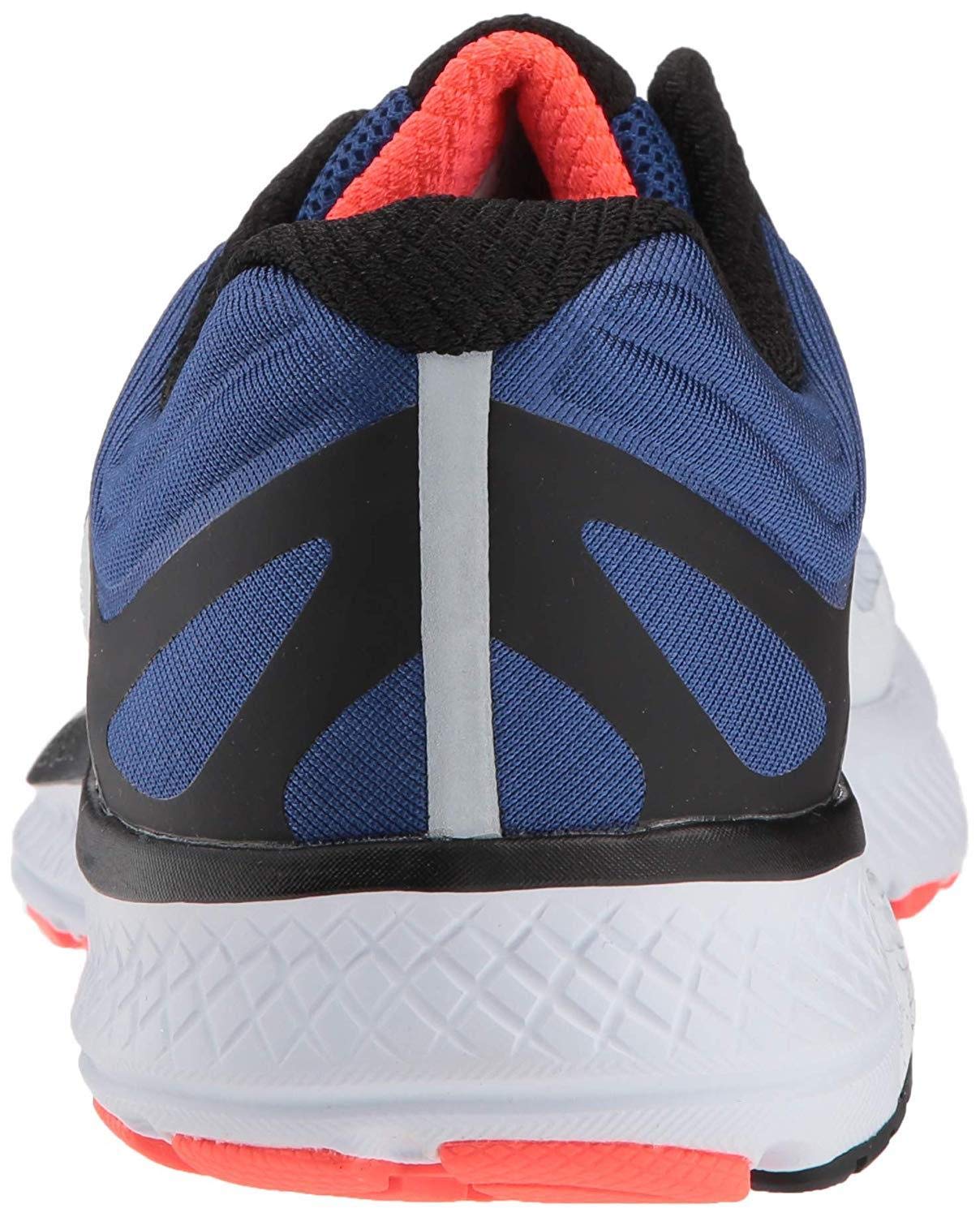 Saucony Men's Guide ISO Sneaker, White/Blue/Vizi Red, 125 M US