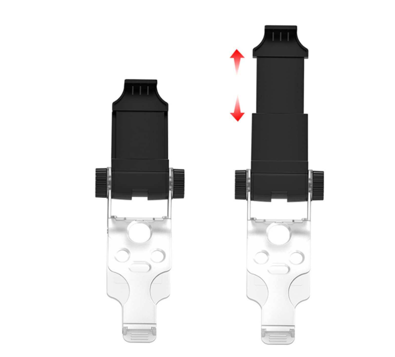 ZOAONWKS Controller Phone Mount Adjustable Phone Holder Clamp Controller Mobile Gaming Clip Holder for Xbox Series X Controller Xbox one S/X Controller Universal Handle Clip Adjustable Rotation