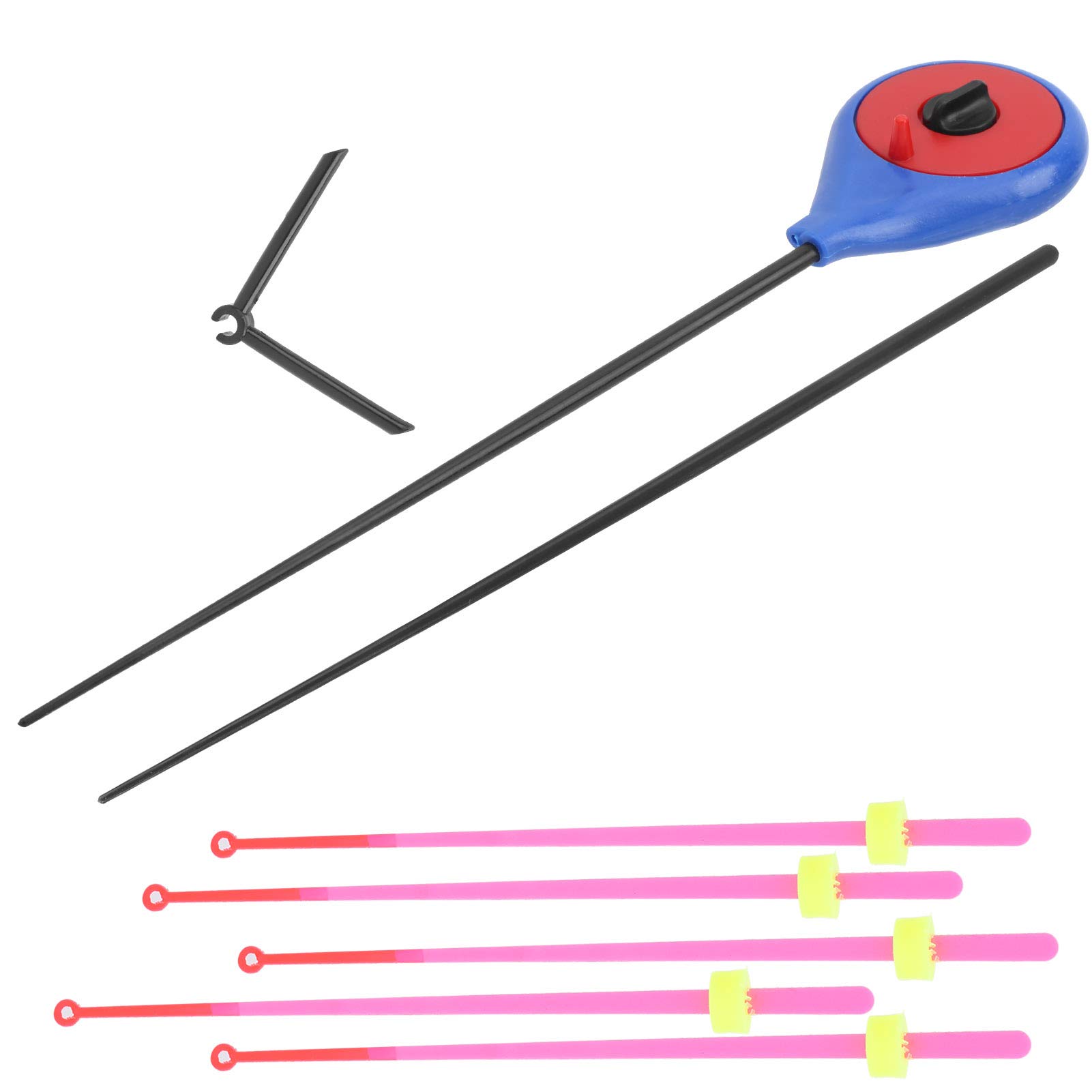 Yeuipea Fishing Pole Accessories Kit Rod, Mini Winter Ice Fishing Pole Accessories Kit Rod Tip Front Extension Section Fishing Tool(12cm)