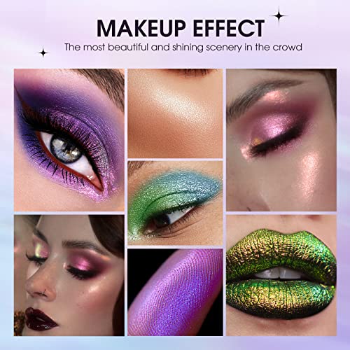 SUMEITANG 10 Colors liquid glitter eyeshadow Colorful Metallic Eye Shadow Set Diamond Shimmer Sparkle Eye Looks Shiny Glitter Eyeshadow Quick-Drying & Longwearing for Women Eye Makeup Kit