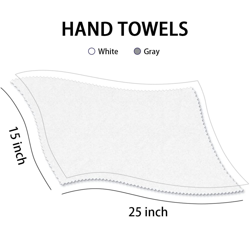 Orighty 6 Pack Hand Towels - Ultra Soft & Highly Absorbent - Microfiber Coral Velvet for Bathroom, Gym, Shower, Spa, Quick Drying Hand Towel 15 x 25 inches (Grey)
