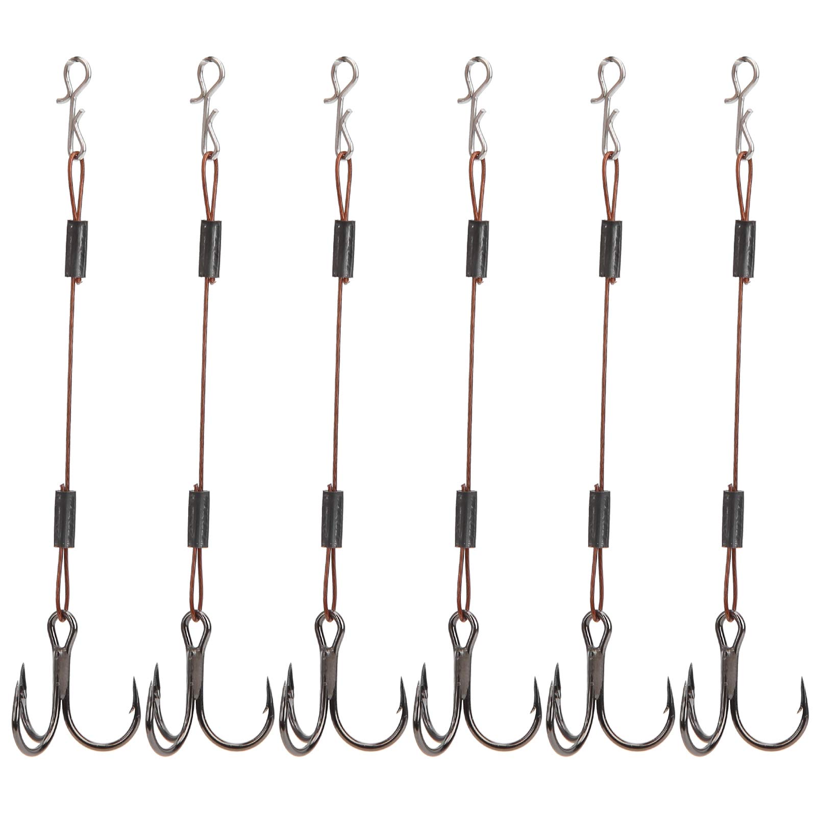 VGEBY 2 Set Fish Hook, Reusable Incisive Lure Bait Barbed Hooks Kit Bait Hook Fishing Accessories Fishing Tools