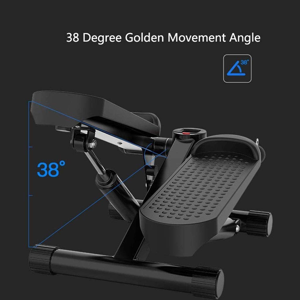 YFDM Fitness Stepper, Multi-Function Household Hydraulic Mini Pedal Indoor Sports Twist Steppers