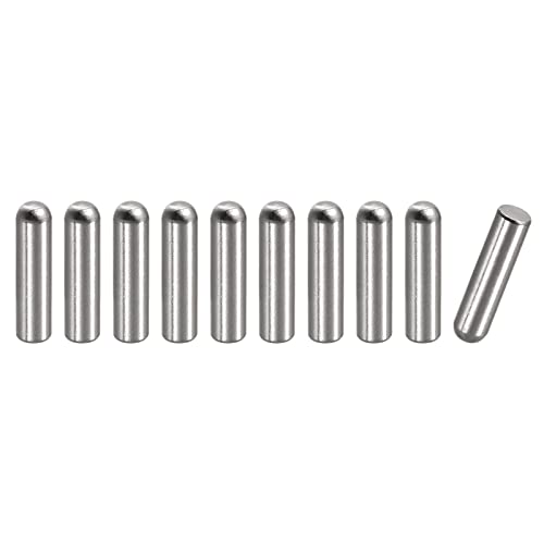 Tool parts 6x16mm Dowel Pins - 10pcs Round Head Flat Chamfered End Dowel Pin