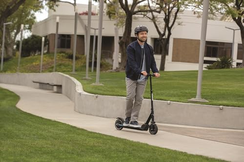 Razor E Prime Air Adult Electric Scooter - Up to 15 mph, 8" Air Filled Front Tire, Rear Wheel Drive, 250W Brushless Hub Motor, Lightweight Aluminum Frame, Anti-Rattle System, Foldable