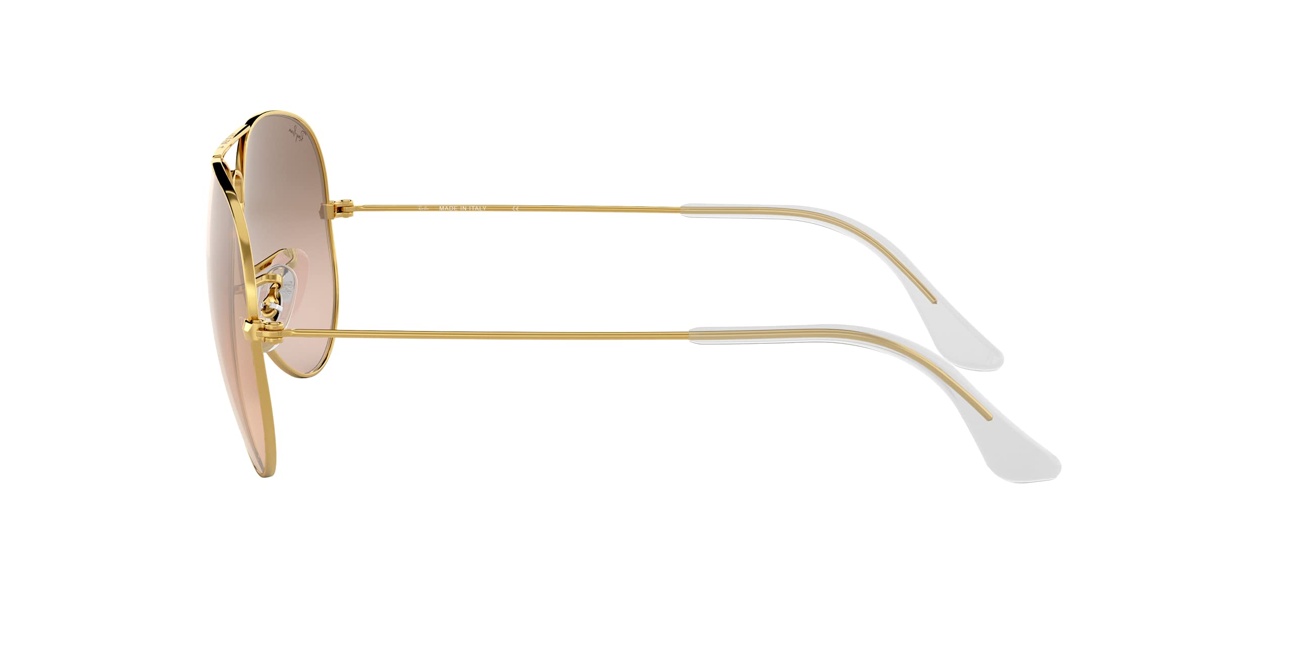 Ray-Ban Rb3025 Classic Evolve Polarized Aviator Sunglasses, Silver/Pink Photochromic, 58 mm