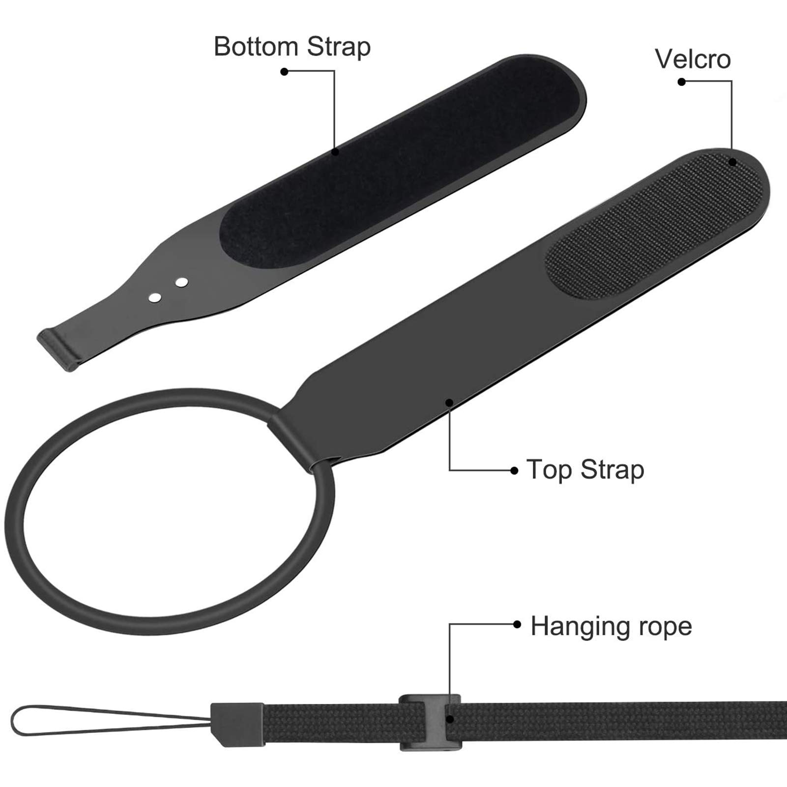 TATACO Touch Controller Grip Cover with Adjustable Knuckle Straps, VR Lens Protect Cover, Wrist Straps for Quest 2, Anti-Throw Handle Silicone Protective Sleeve Gray