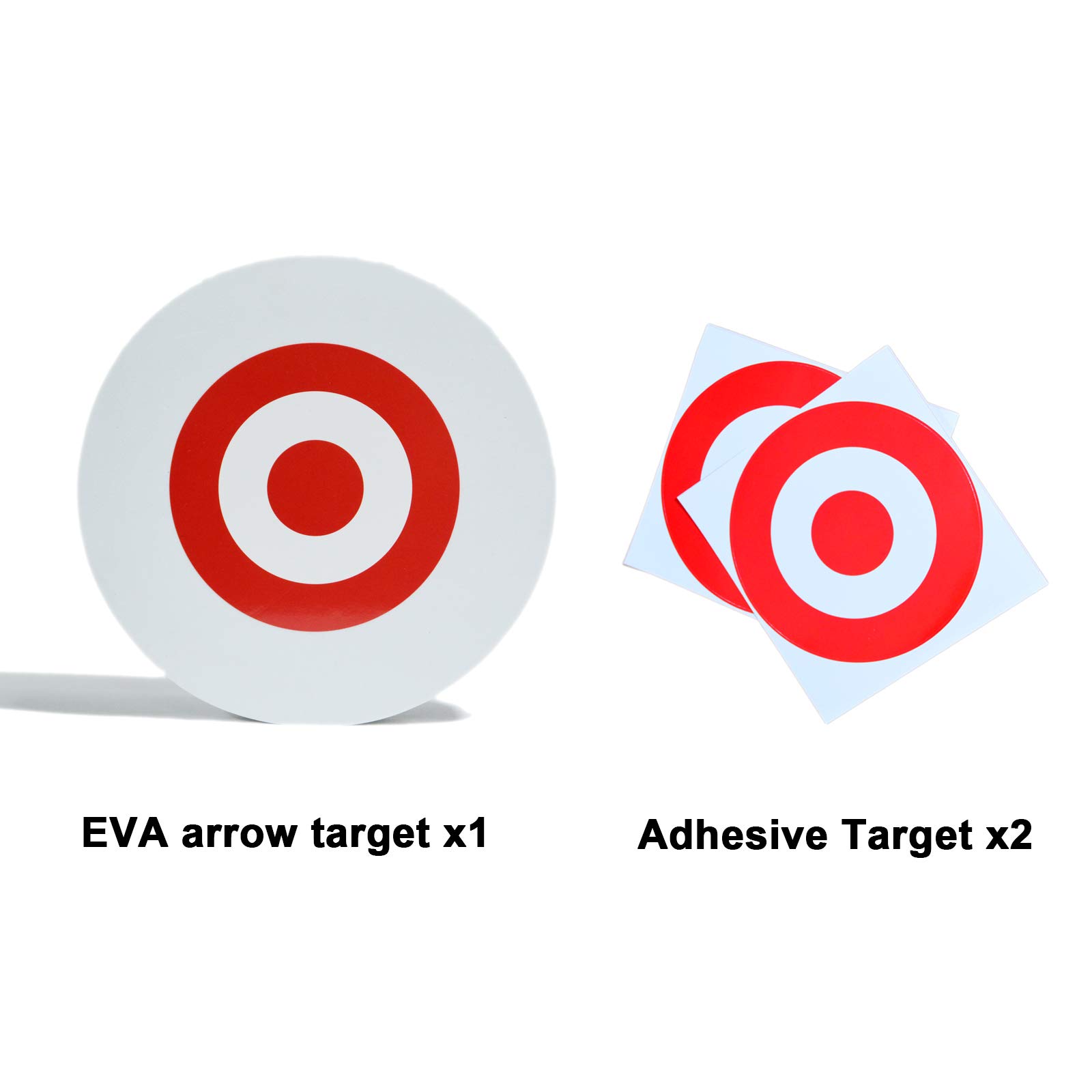 VNAKER 1pc Round EVA Arrow Target, Portable Youth Archery Arrow Target for Shooting Practice(Green)