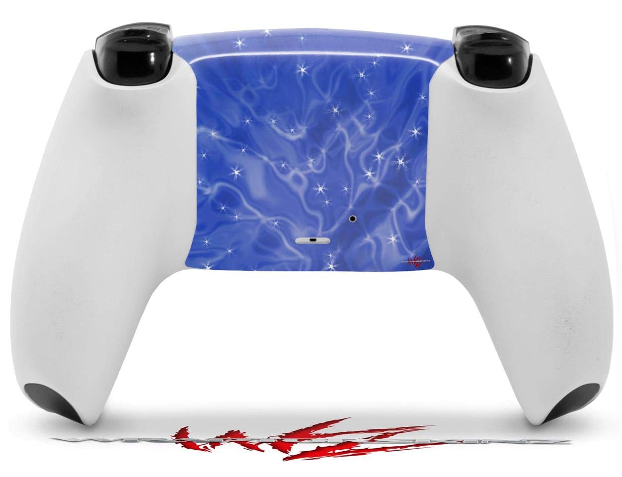 WraptorSkinz Skin Wrap compatible with Sony PS5 DualSense Controller Stardust Blue (CONTROLLER NOT INCLUDED)