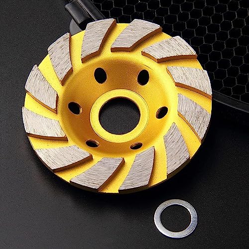sansheng Concrete Grinding Wheel 4 inch,Diamond Cup Wheel Angle Grinder Wheels Grinding of Concrete,Granite 2 Pieces