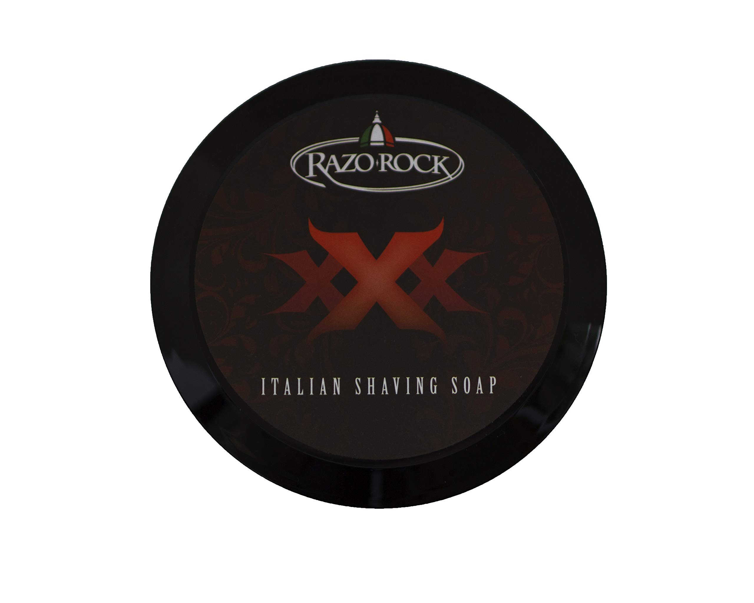 RazoRock XXX Italian Shaving Soap Bundle with Alum After Shave Stick (60 grams) For Men I Artisan Made, Natural Healing and Toning (2 Items)
