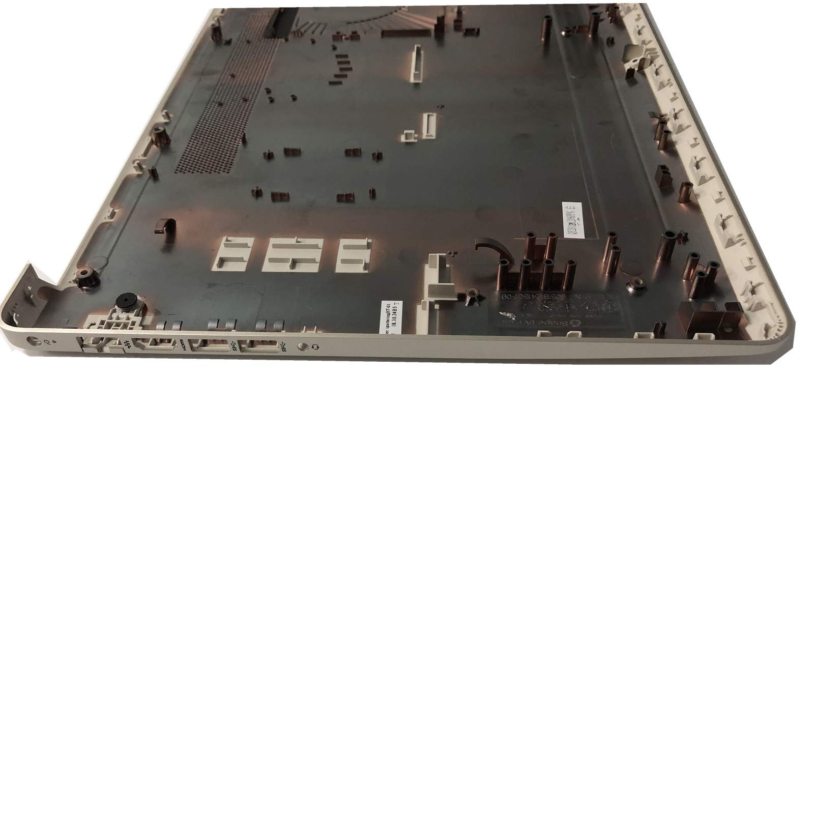 Replacement for HP 17-by 17T-by 17-CA 17Z-CA 17-BY0007CY 17-BY006 17.3" Laptop Lower Base Bottom Case Cover Assembly Part L22509-001 6070B1308208 L25493-001 Pale Gold