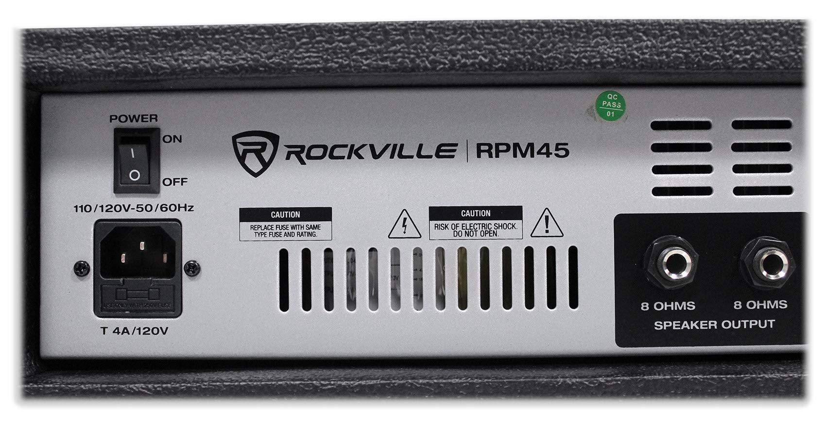 Rockville RPM45 1800w Powered Soundboard Mixing Console Mixer For Church/School